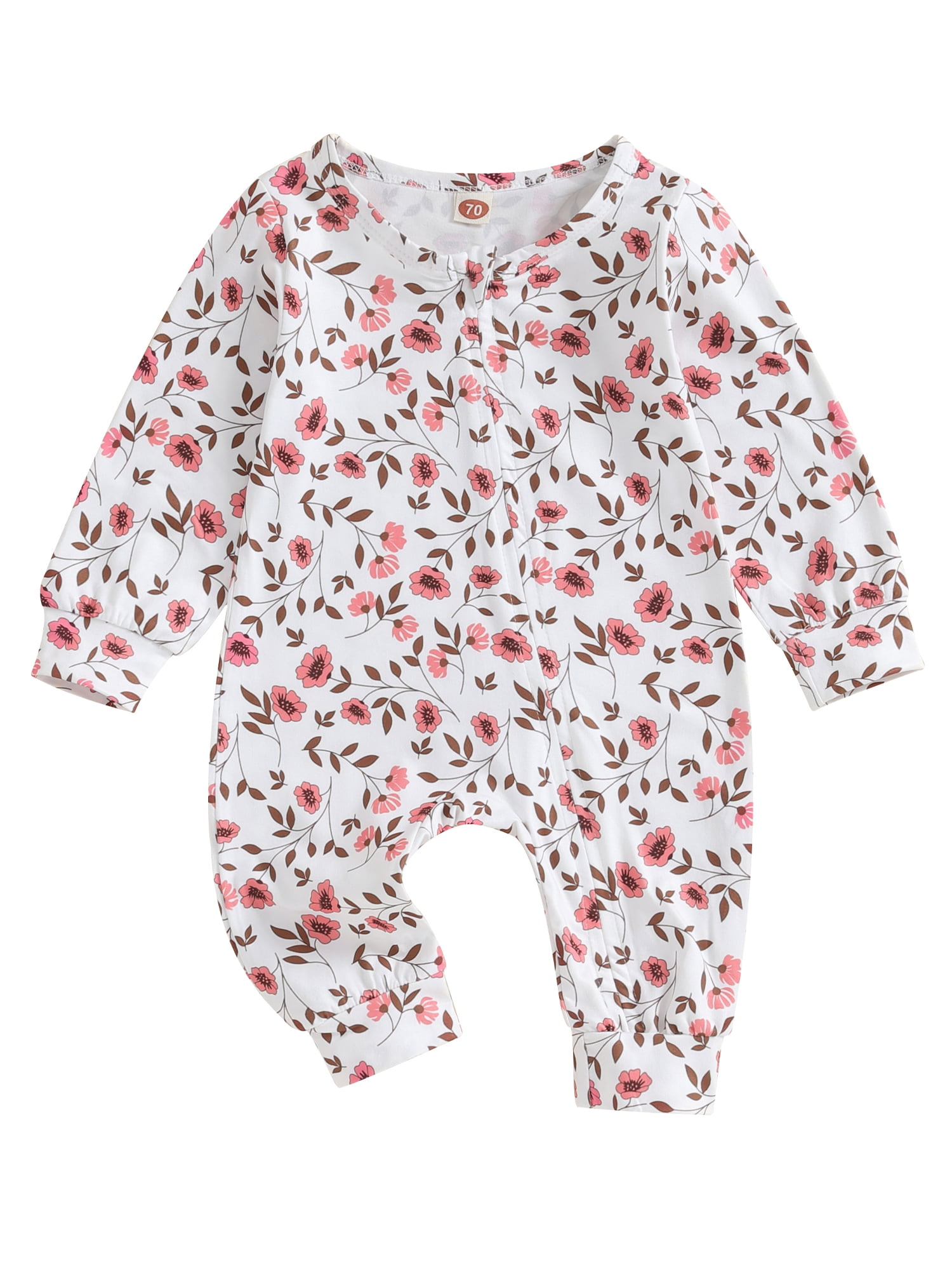 Liacowi Baby Boys Girls Fall Jumpsuit Ghost Flower Stripes Rainbow ...