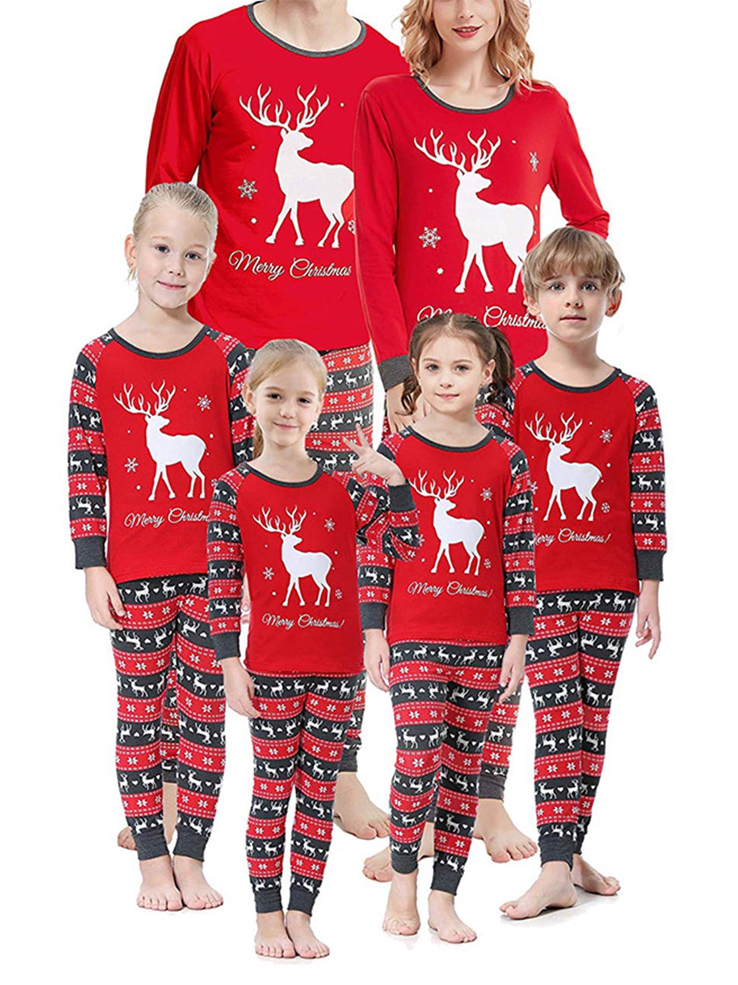 Liacowi Family Matching Christmas Pyjamas Set for Couples Boys Girls ...