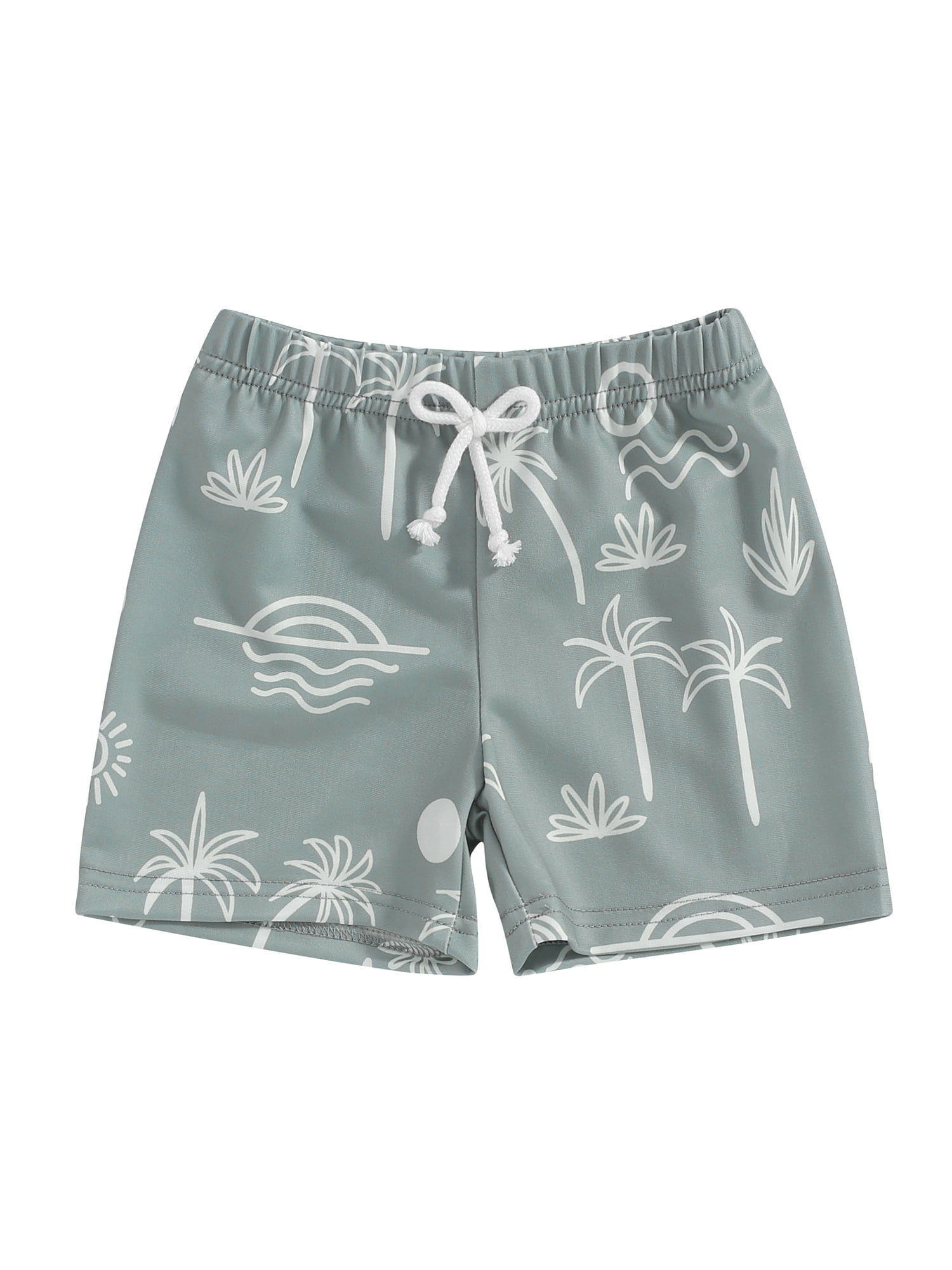 Liacowi Toddler Boys Swim Trunks 6M 1T 2T 3T 4T Shell Print Elastic ...