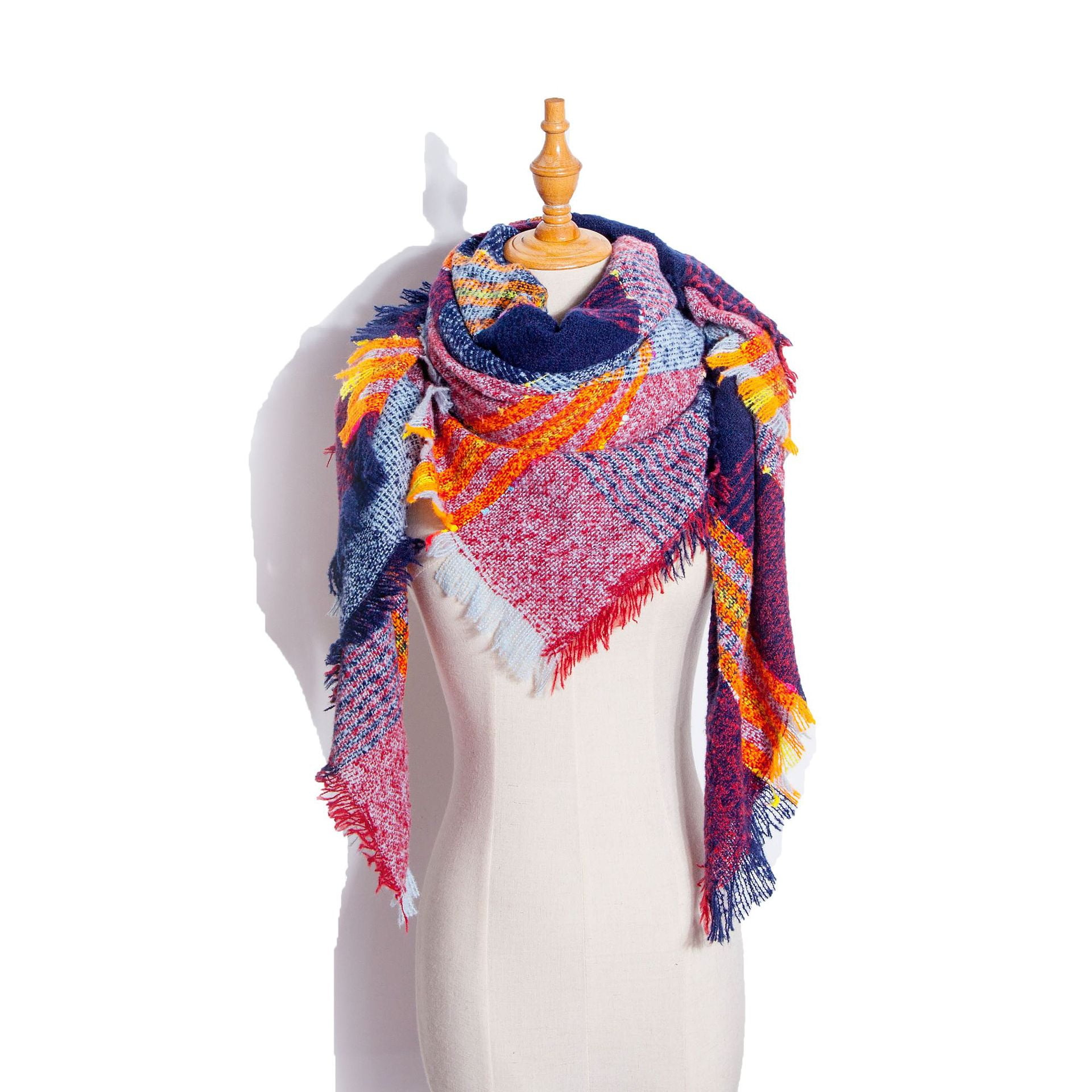 Liagile Autumn And Winter Square Scarf Facing The Lady's Shawl ...