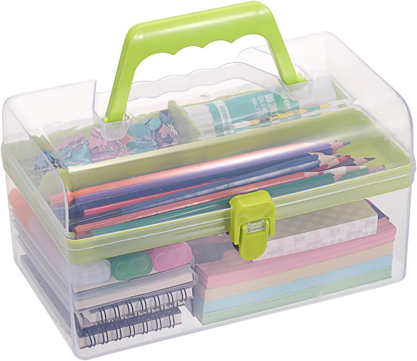 Liagile Multipurpose Plastic Craft Storage Containers with Removable ...