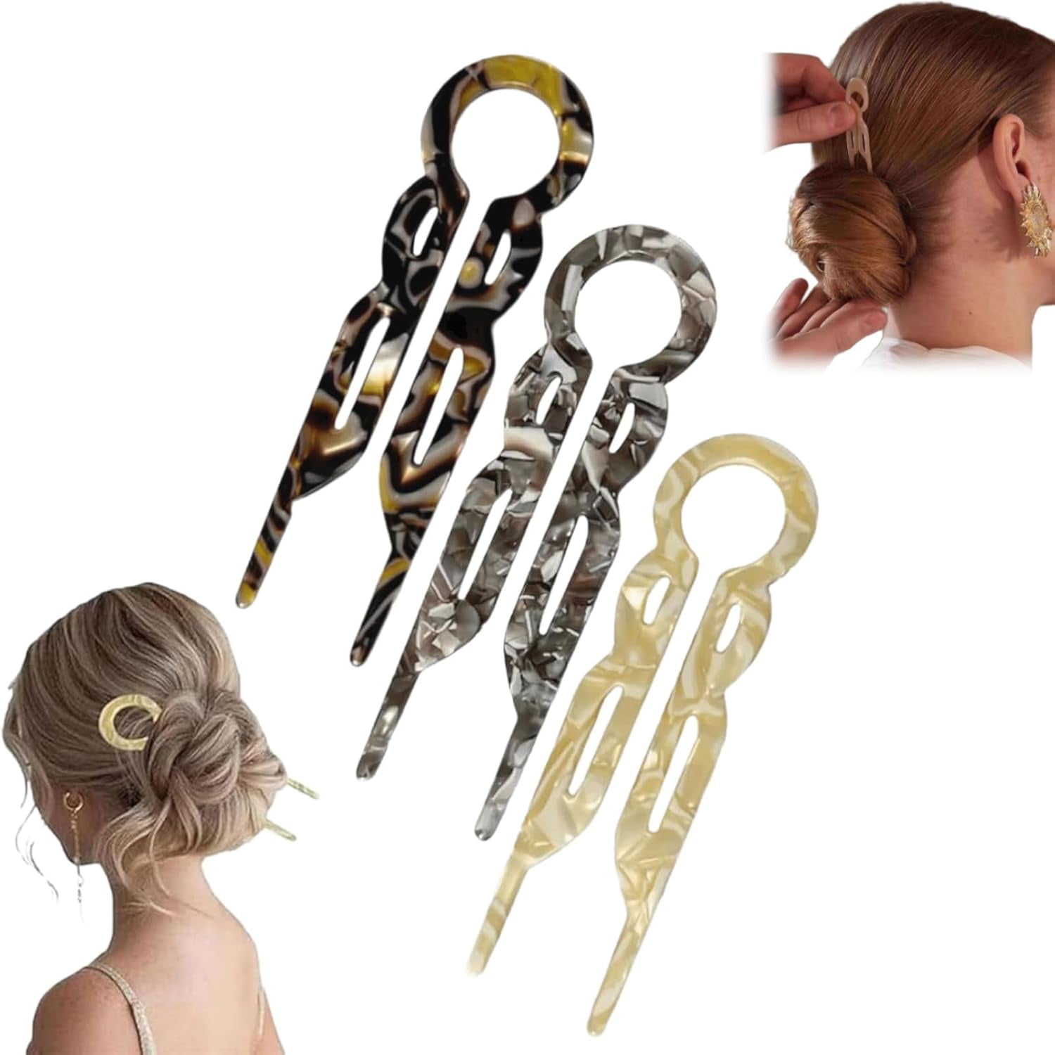 Lialysoff Hair Pin,2025 Lialys Hair Pin,Elegant Hair Clips for Women ...