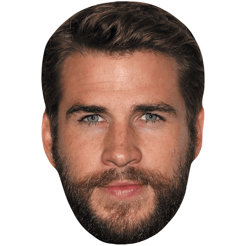 Liam Hemsworth (Beard) Flat Cardboard Face - Walmart.com