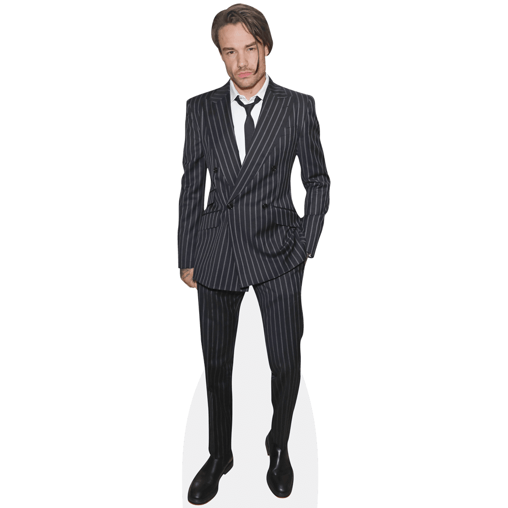 Liam Payne (Striped Suit) Mini Cardboard Cutout Standee - Walmart.com