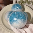 Liamobondopolis Blue Crystal Filled Squeeze Ball Soft Calming Accessory ...