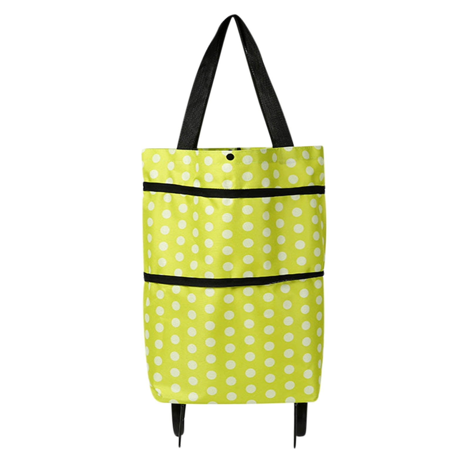 Liamobondopolis Foldable Shopping Trolley Soft Oxford Fabric Shopping ...