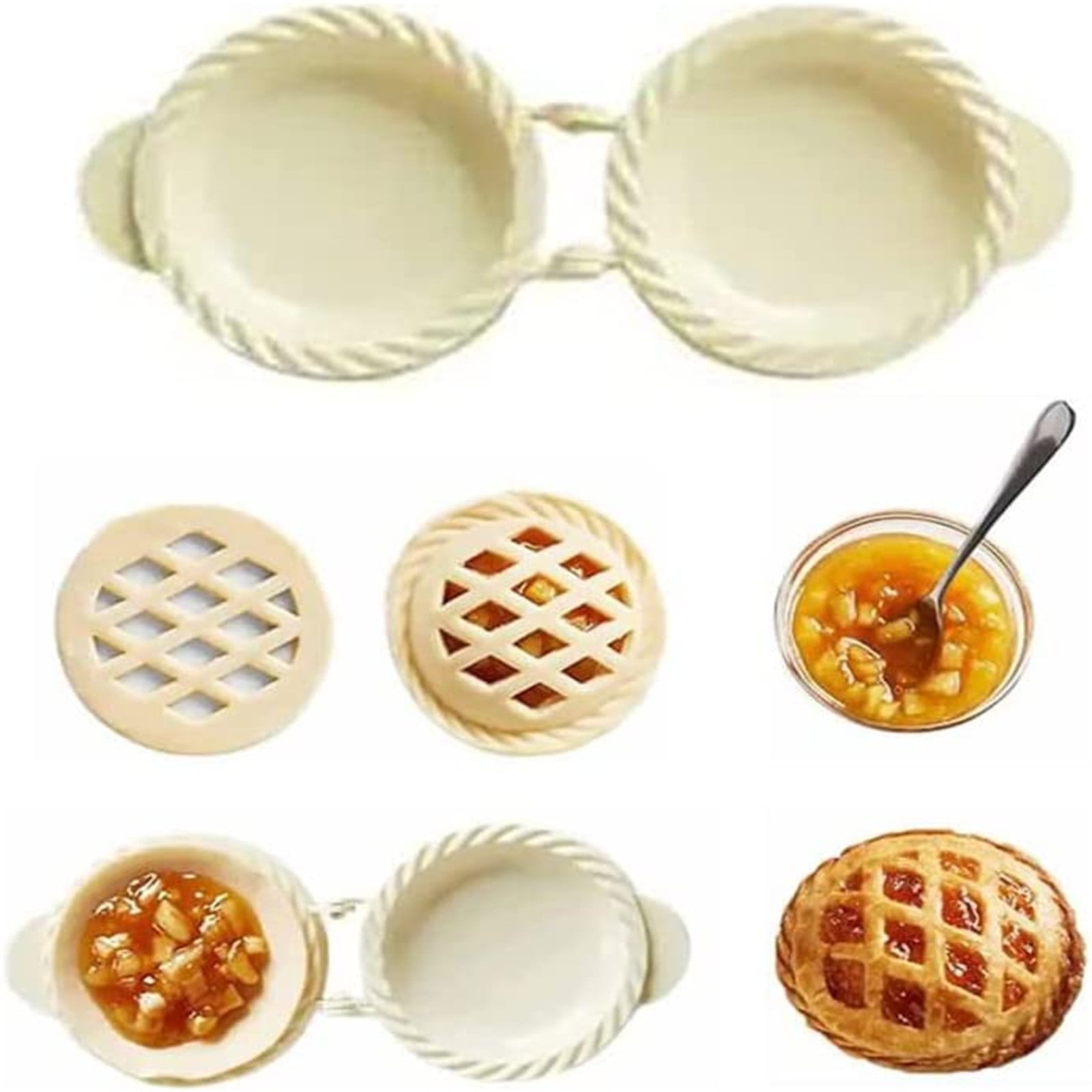 Liamobondopolis Plastic 1-Cavity Classic Pie Molds, 1 Count - Walmart.com