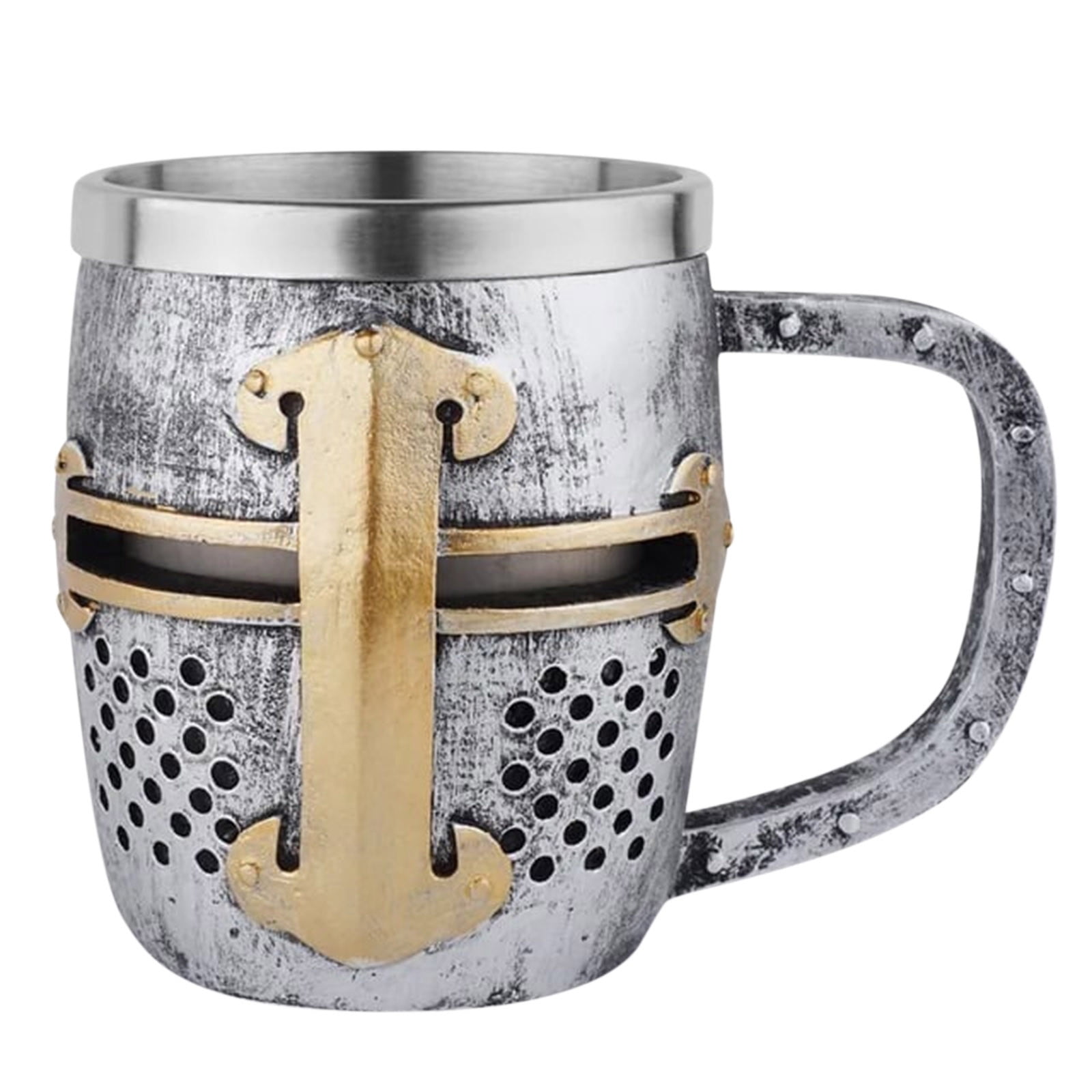 Liamobondopolis Knight Helmet Shaped Beer Cups Beer Steins Tankard ...