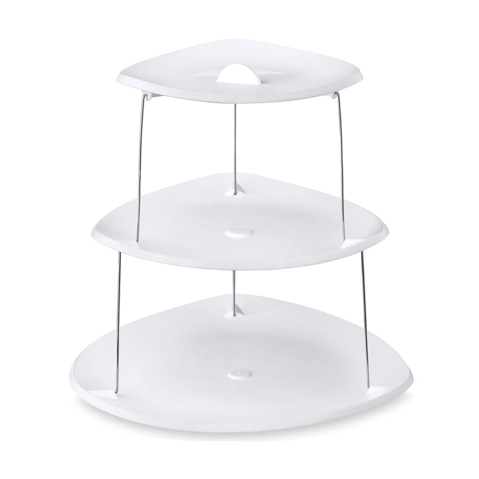 Multi-layer Folding Dessert Tray Dish Sum Dish Cupcake Serving Tray ...