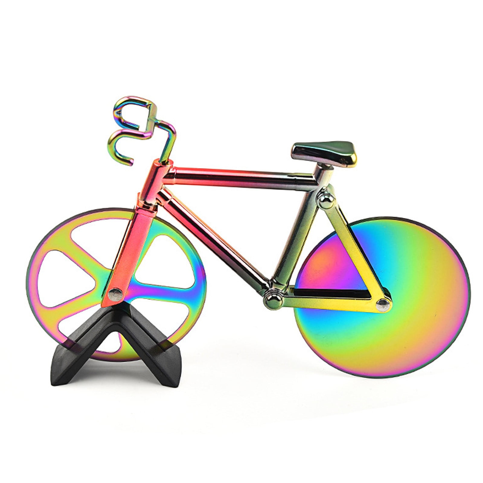 Stainless Steel Creative Bicycle Shape Pizza Cutter Wheel Pizza Knife ...