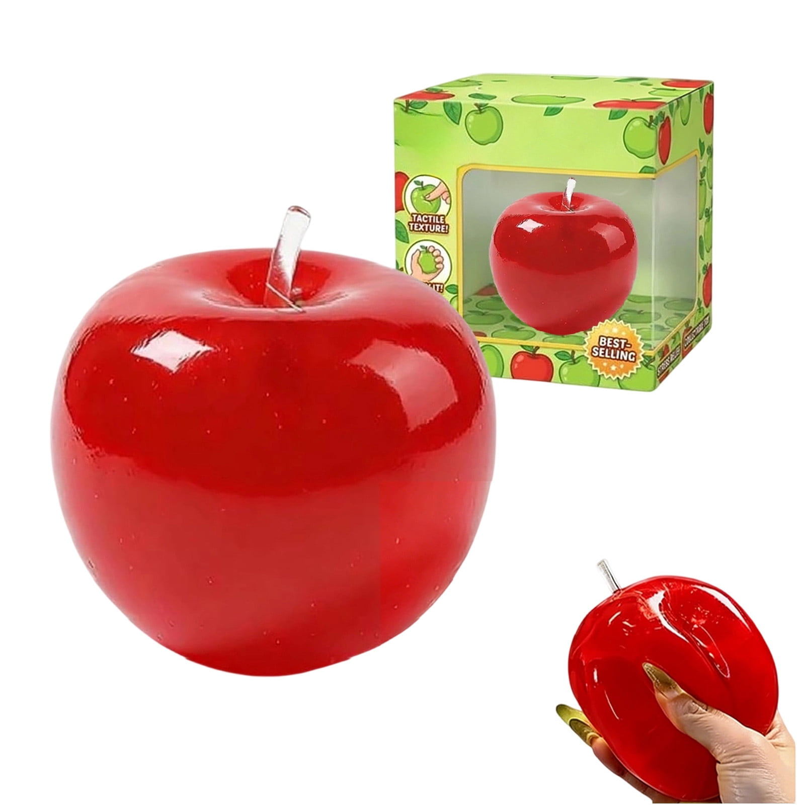 Liamobondopolis Transparent Blue Apple Squeeze Stress Reliever Soft ...