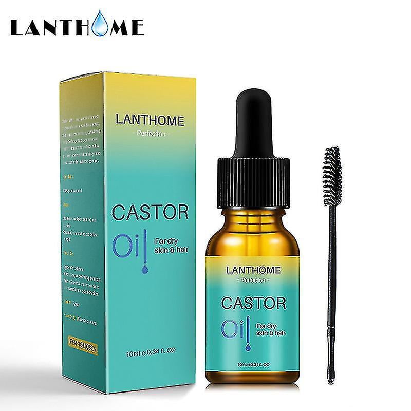 Lian Biquan Lanthome 10ml Castor Oil Castor Oil Eyelashes Hair Care