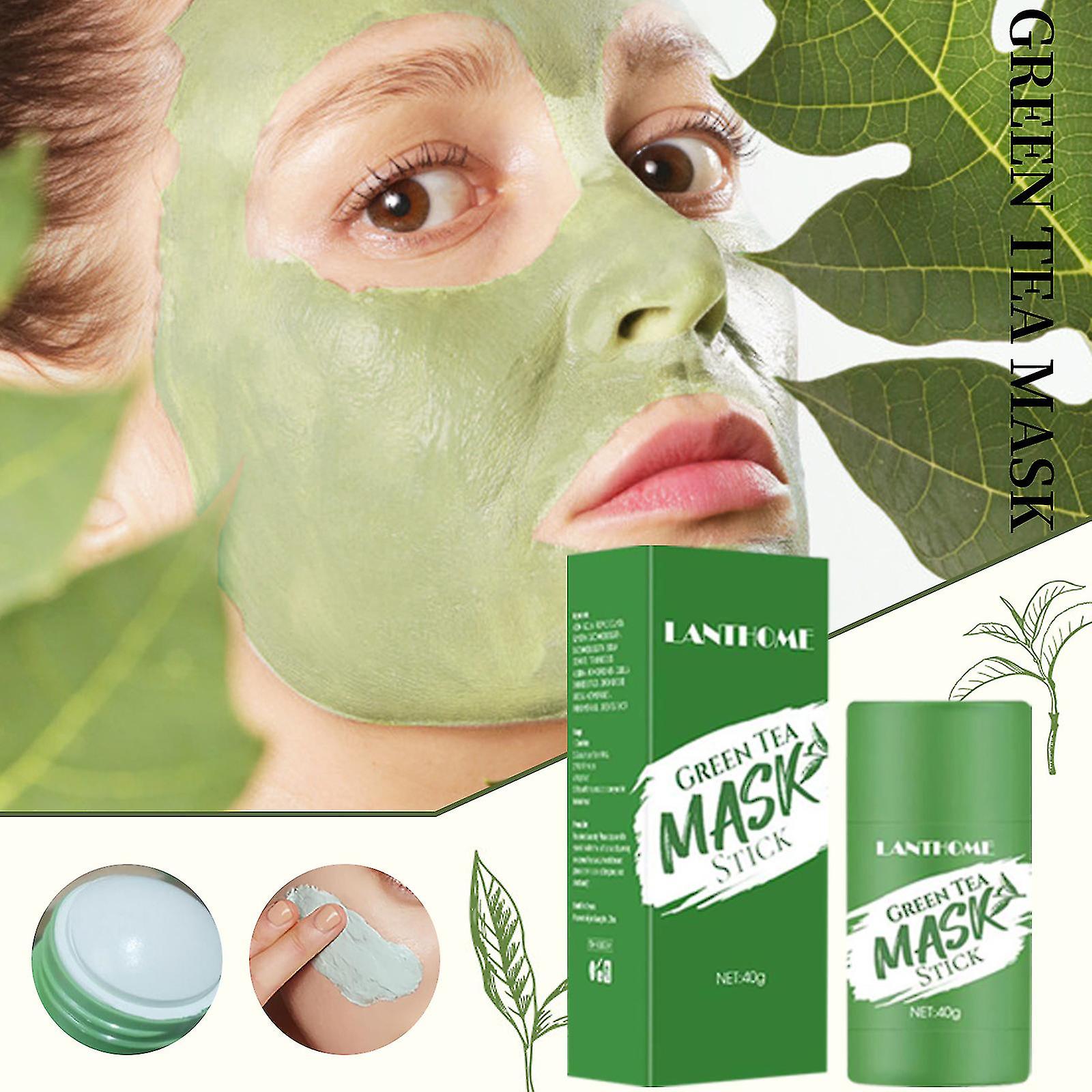 Lian Biquan Lanthome Green Tea Solid Mask 40g - Walmart.com