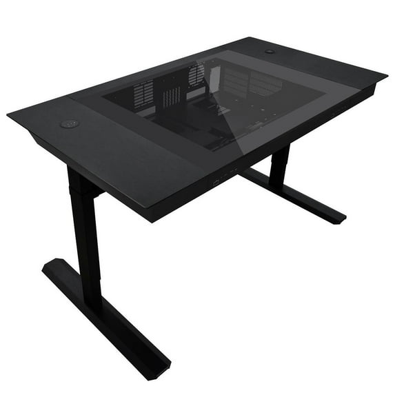 Lian-Li DK-07X E-ATX Dual-System Height-Adjustable Desk Gaming Computer ...