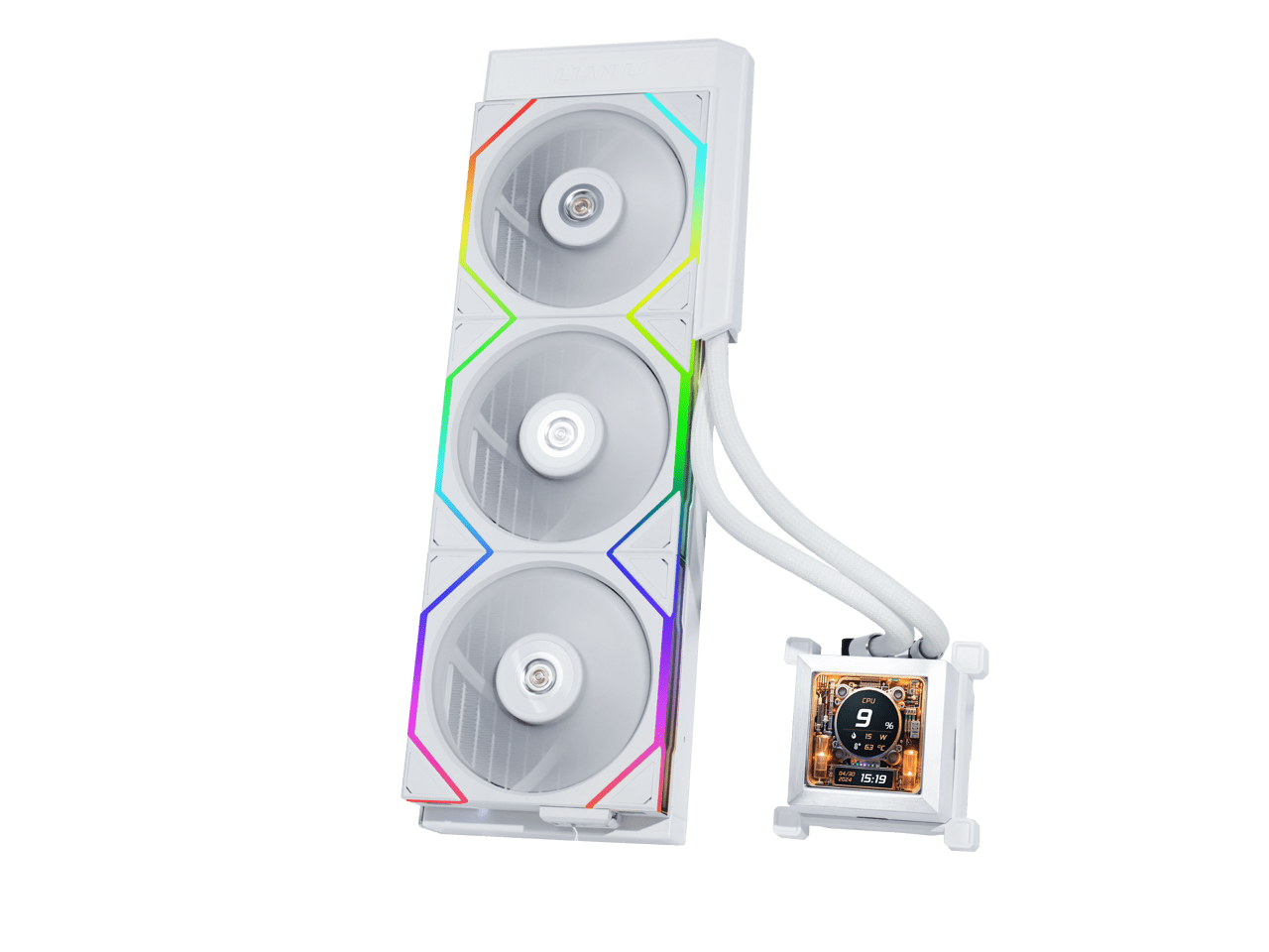 Lian Li Hydroshift 360 AIO - Pre-installed 3 x TL Fans - Side-Mounted ...