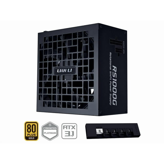 Lian Li RS 1000W Rotational Shift Fully Modular ATX Power Supply (W ...