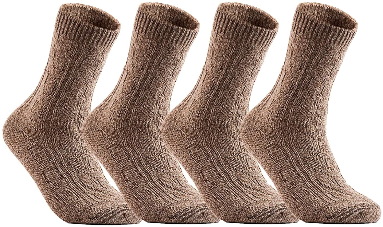 Lian LifeStyle Big Girl's Women's 1 Pair Super Soft and Cozy Wool Blend ...