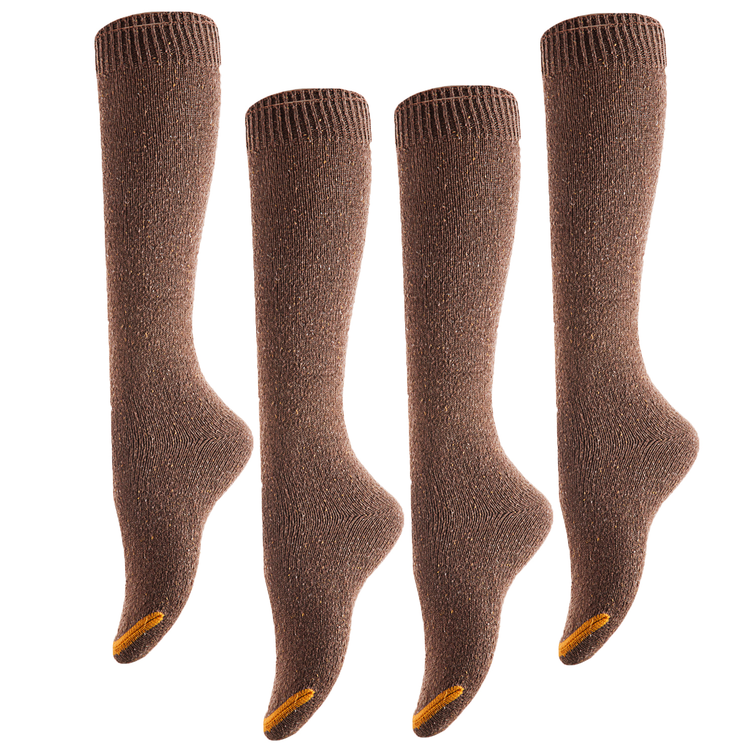 Lian LifeStyle Big Girl's Women's 4 Pairs Cute High Knee Cotton Socks ...