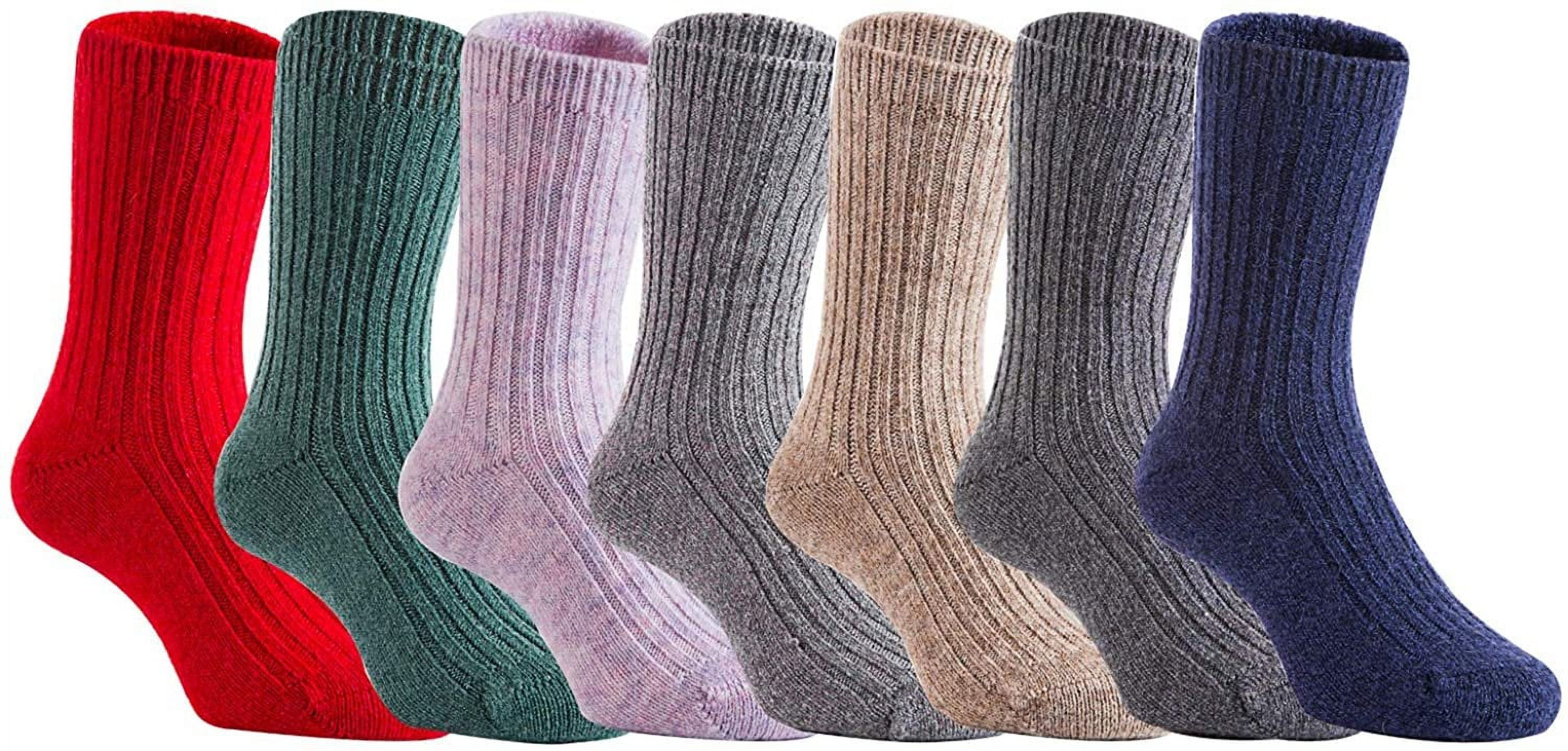 Lian LifeStyle Fantastic 3 Pairs Children Wool Crew Socks , Soft ...