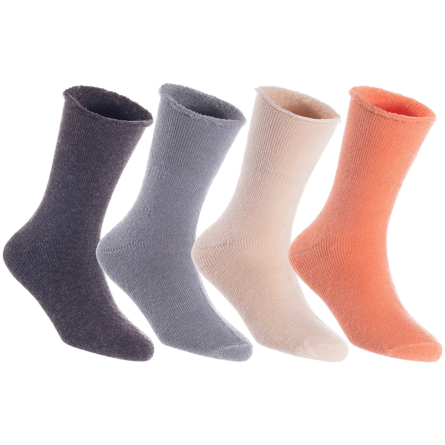 Lian LifeStyle Fantastic Children's 3 Pairs Wool Crew Socks Super ...