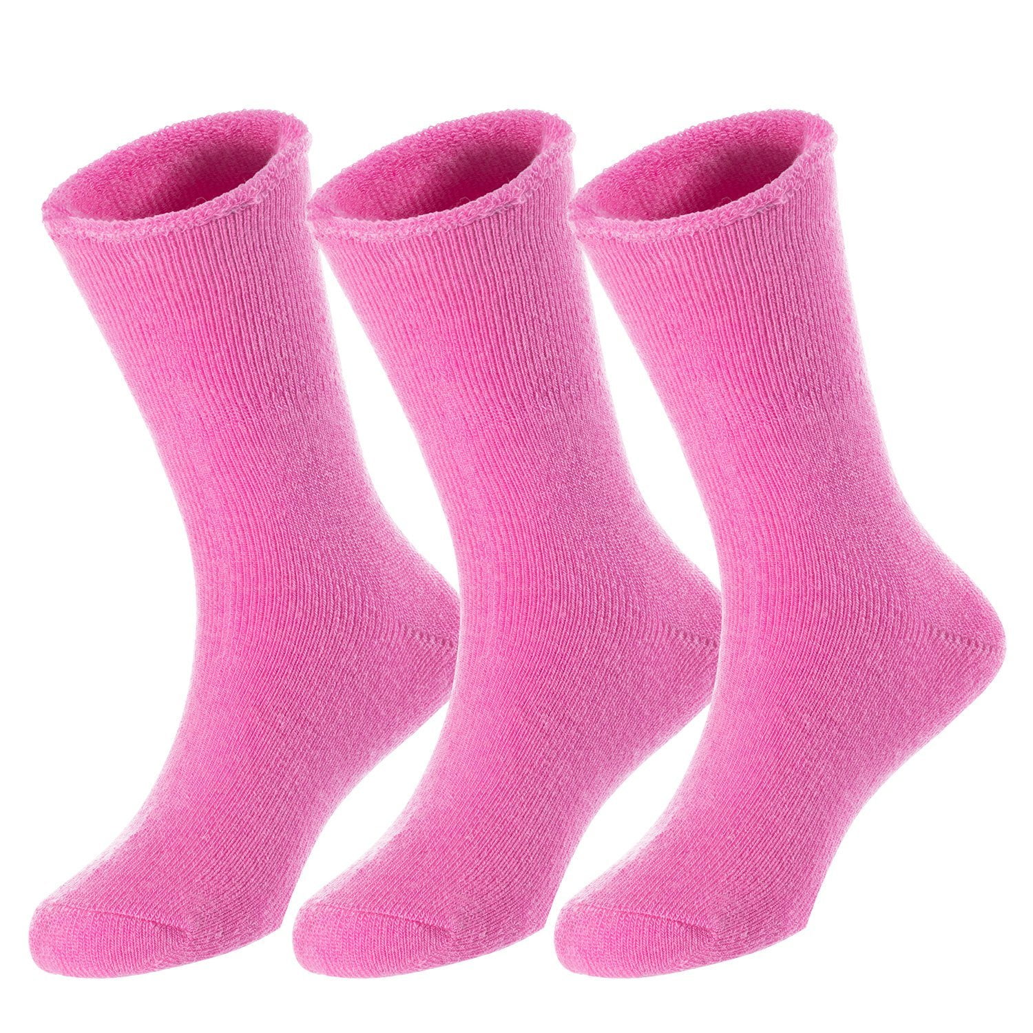 Lian LifeStyle Fantastic Children's 3 Pairs Wool Crew Socks Super ...