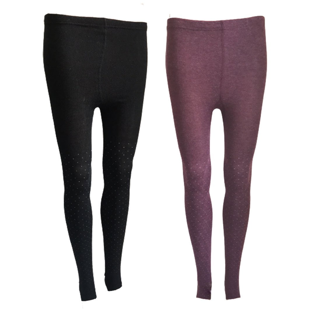 Lian LifeStyle Ultra Comfy Spandex Leggings for Women 2 Pair's Teen ...