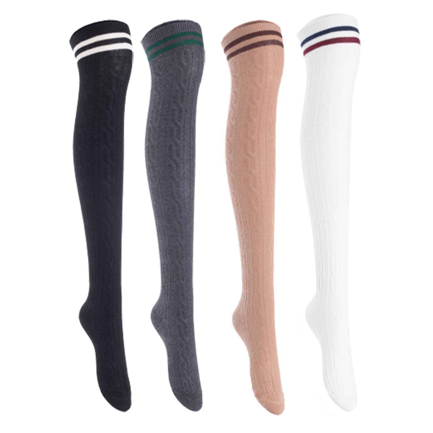 Lian Lifestyle Women's 4 Pairs Incredible Durable Super Soft Unique ...