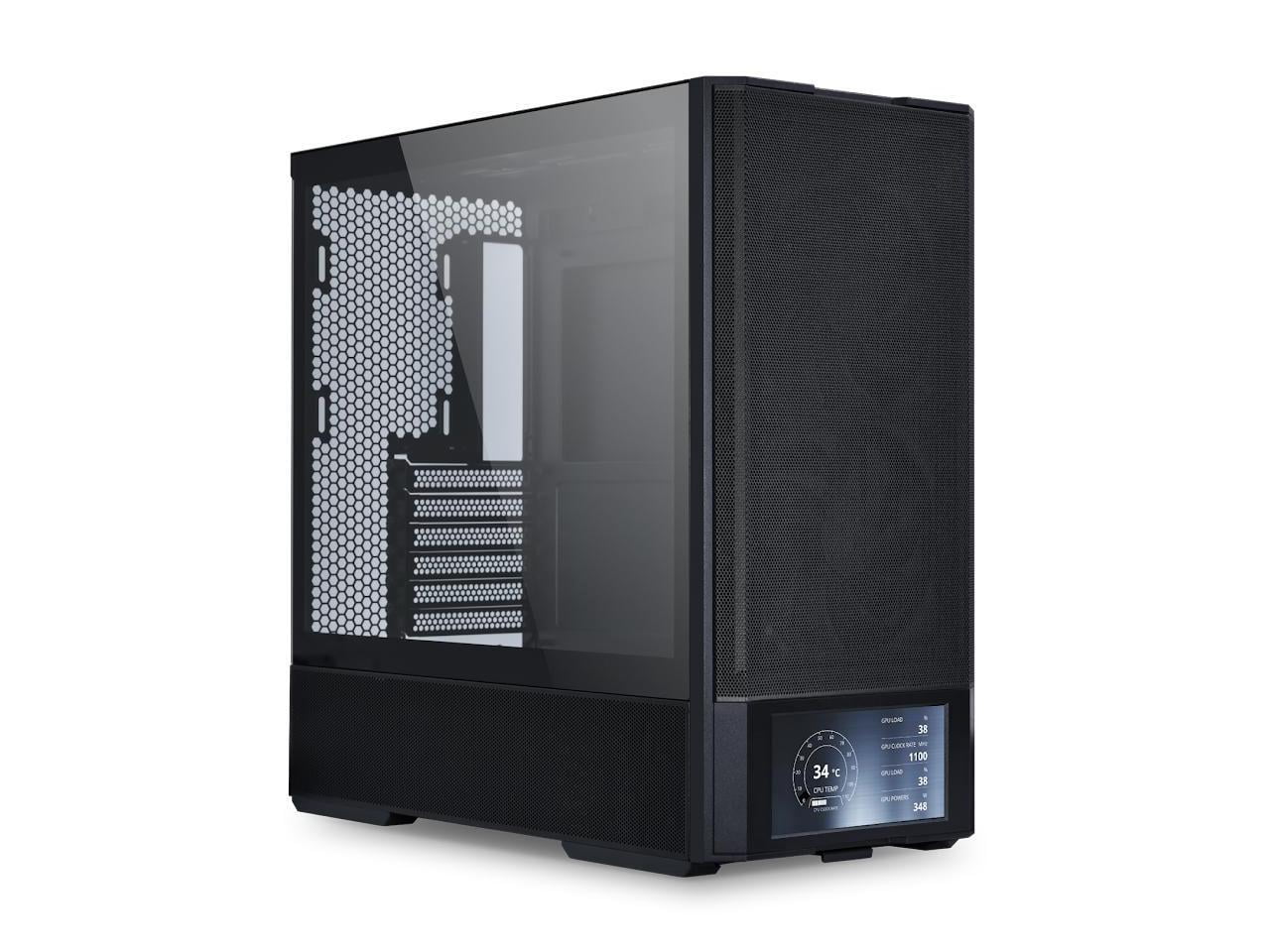 Lian Li LANCOOL 207 Digital ATX Computer Case w/ Integrated LCD Screen ...