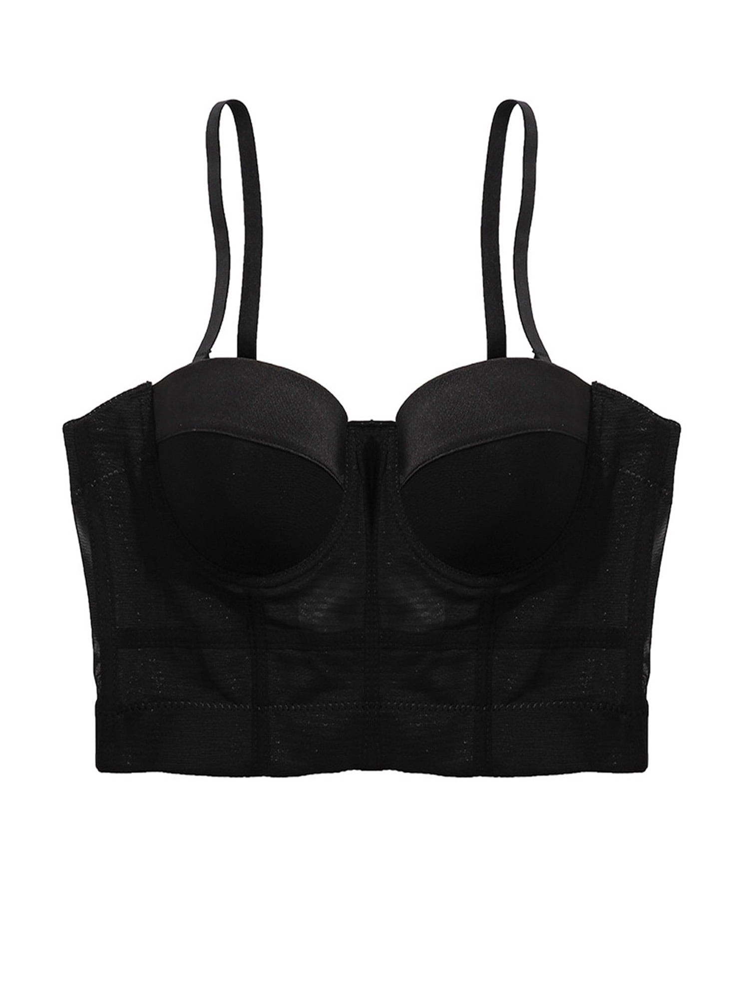 Liangchengmei Women's Push Up Bustier Crop Top Vest Tank Cami Club ...