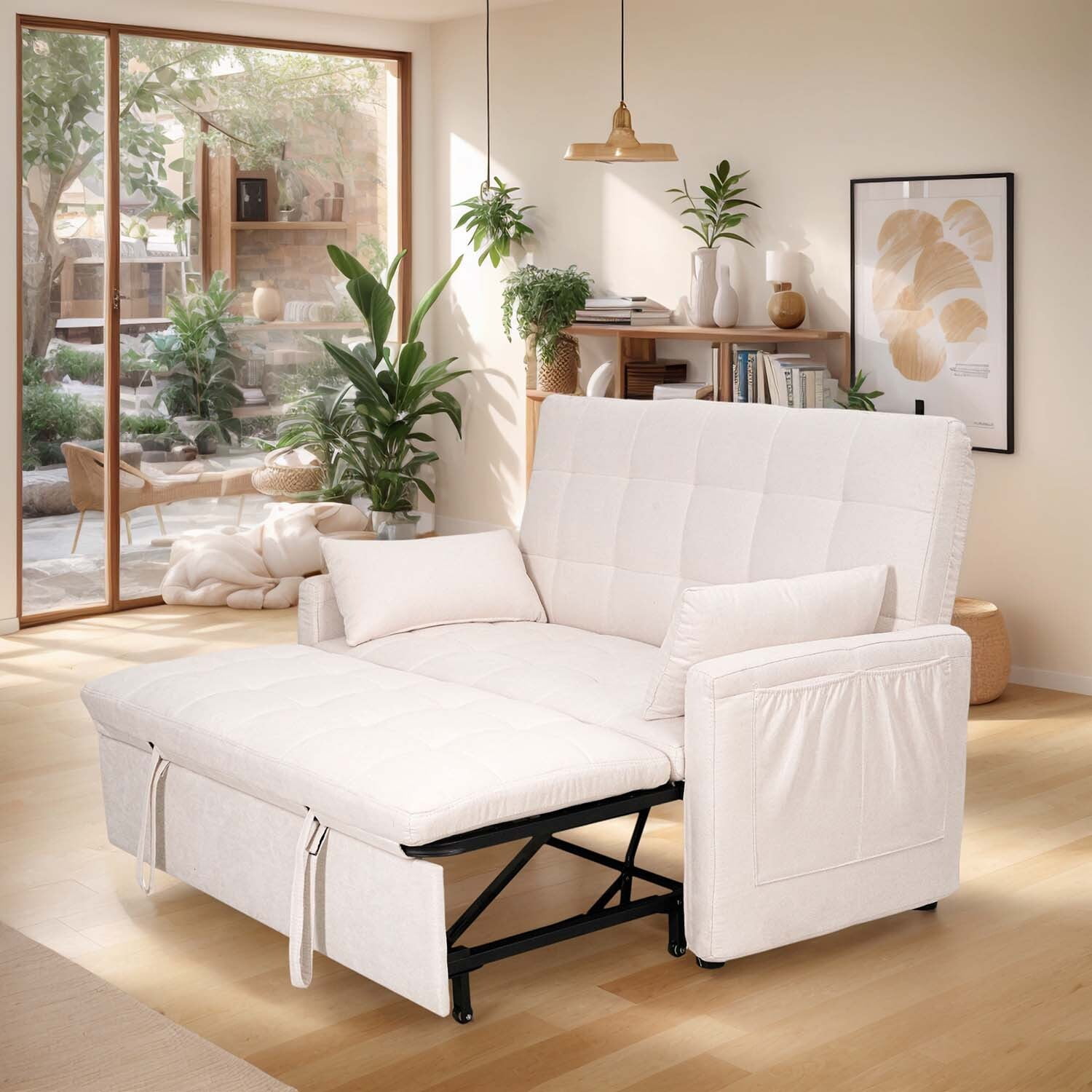 Liangfu Multifunctional Convertible Sofa Bed with Adjustable Backrest ...