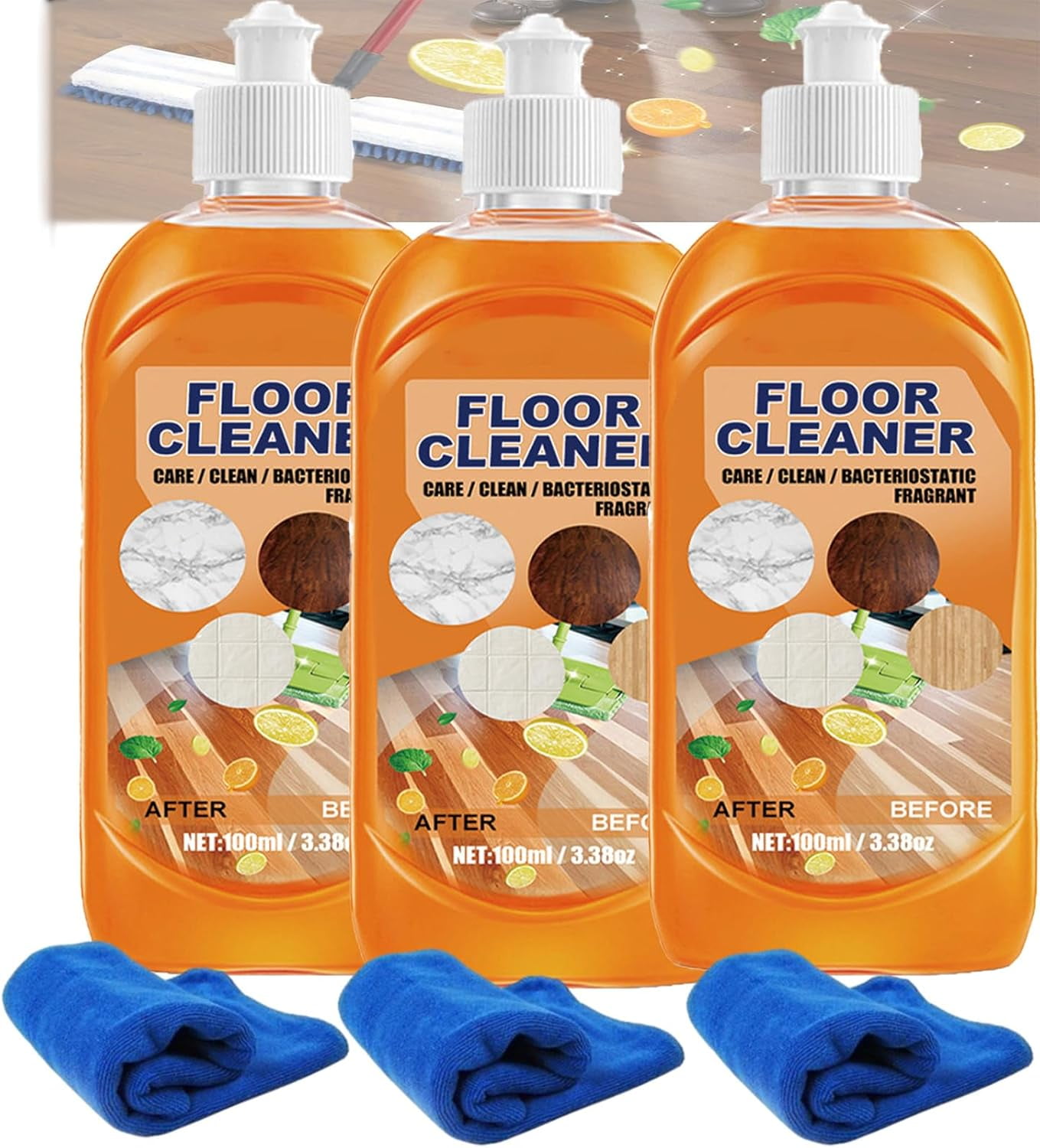Liapu Floor Cleaner,Powerful Decontamination Floor Cleaner,Multi ...