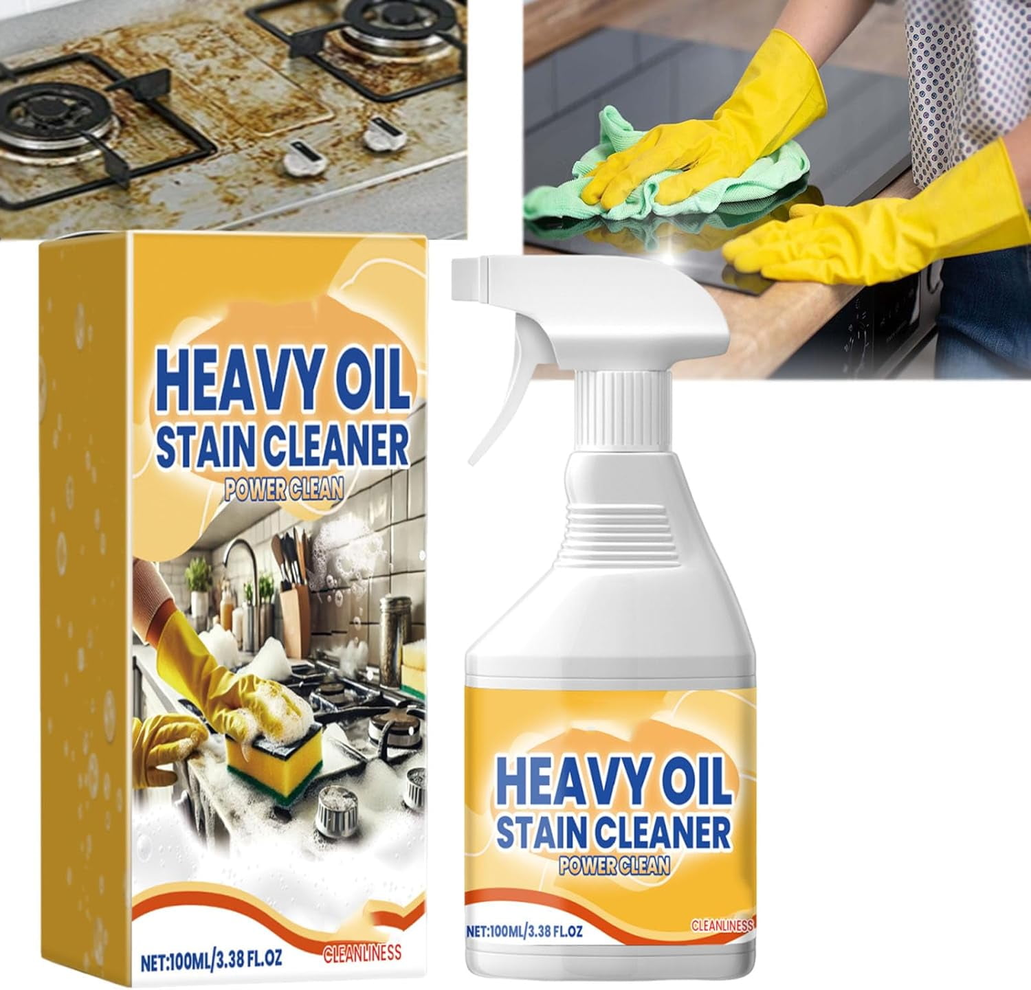 Liapu Heavy Duty Degreaser Cleaner Spray,100ML Liapu Heavy Duty ...