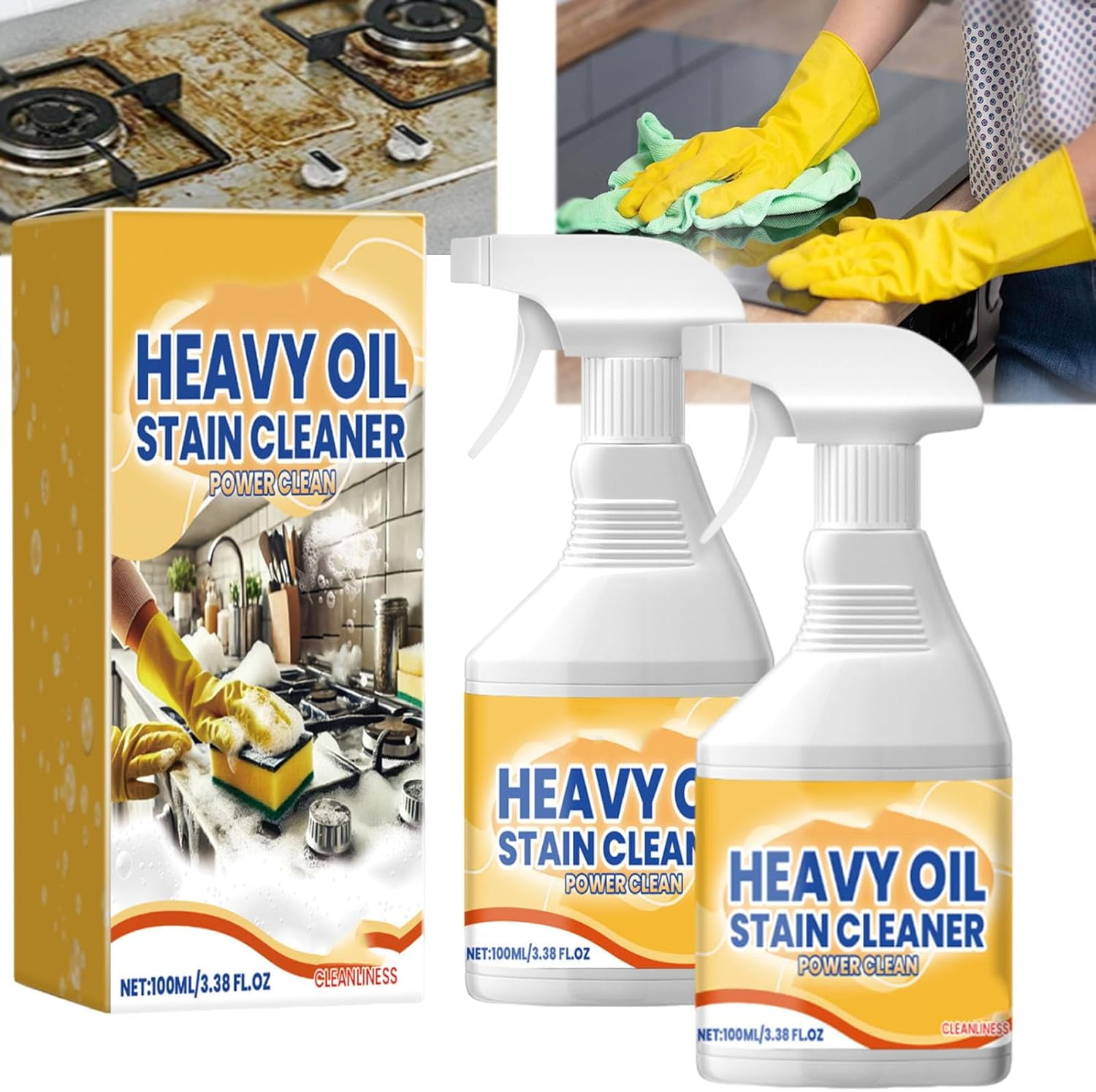 Liapu Heavy Duty Degreaser Cleaner Spray,100ML Liapu Heavy Duty ...