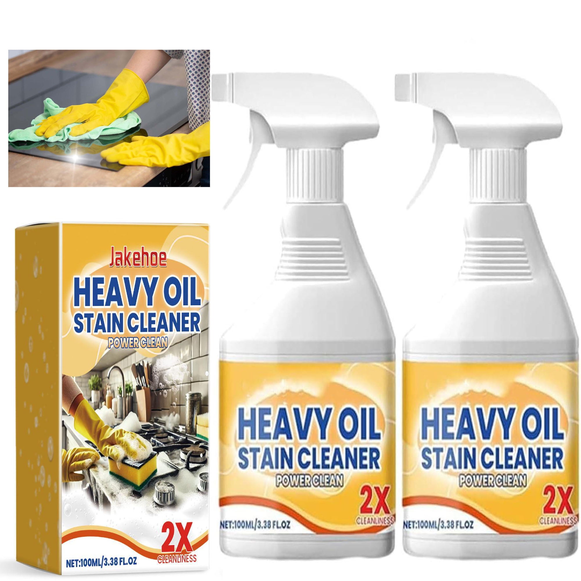 Liapu Heavy Duty Degreaser Cleaner Spray, All Purpose Kitchen Heavy Oil Cleaning Agent, Liapu ...