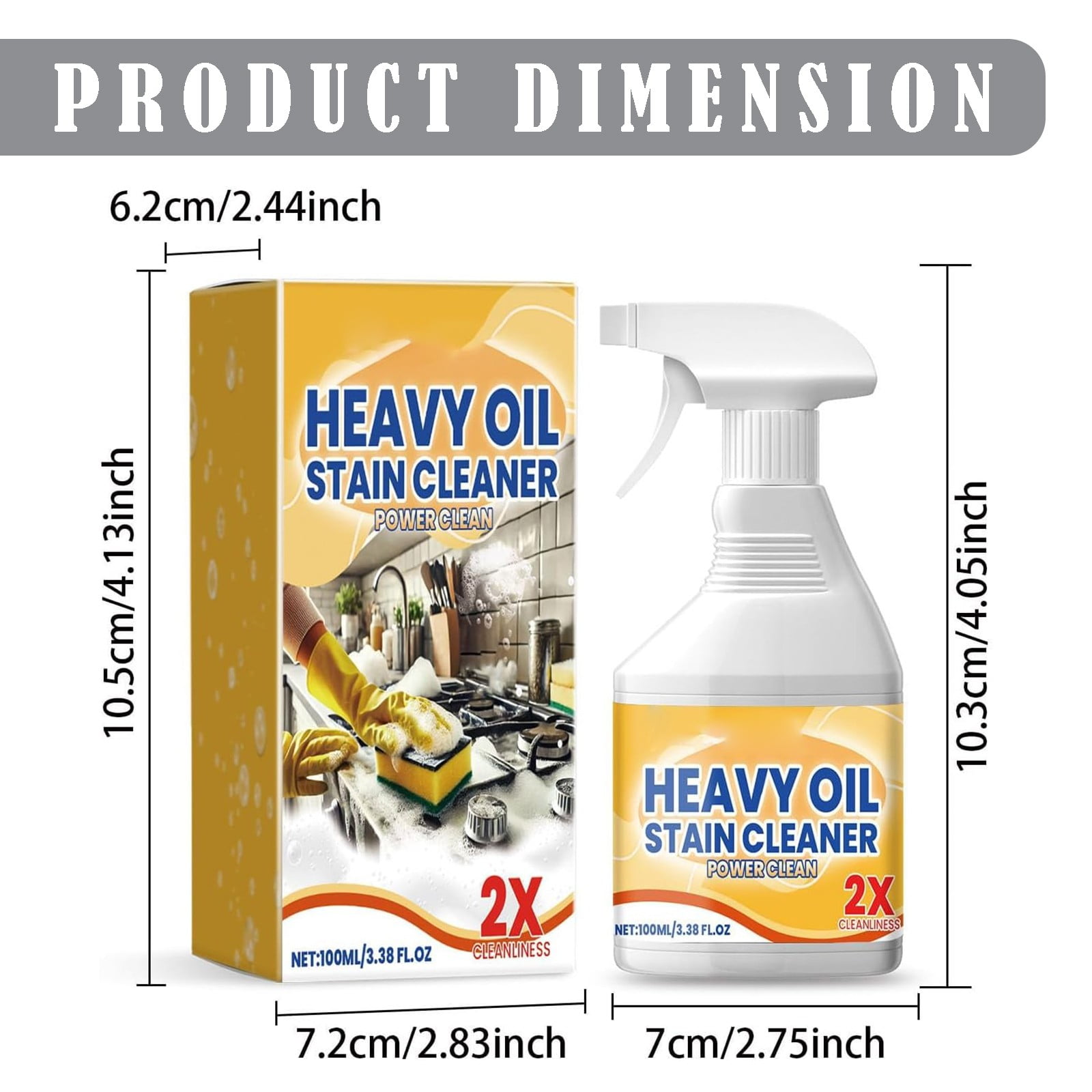 Liapu Heavy Duty Degreaser Cleaner Spray – All Purpose Oil Cleaning ...