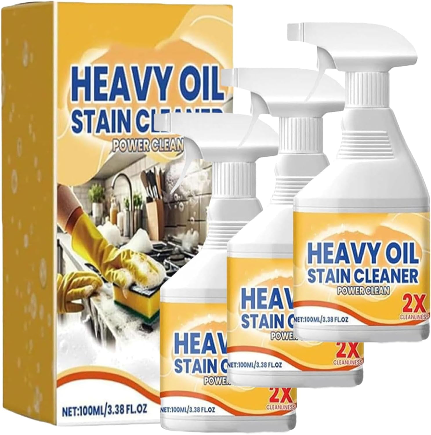 Liapu Heavy Duty Degreaser Cleaner Spray, Liapu Kitchen Heavy Oil Cleaner, Clean Up Kitchen Oil ...