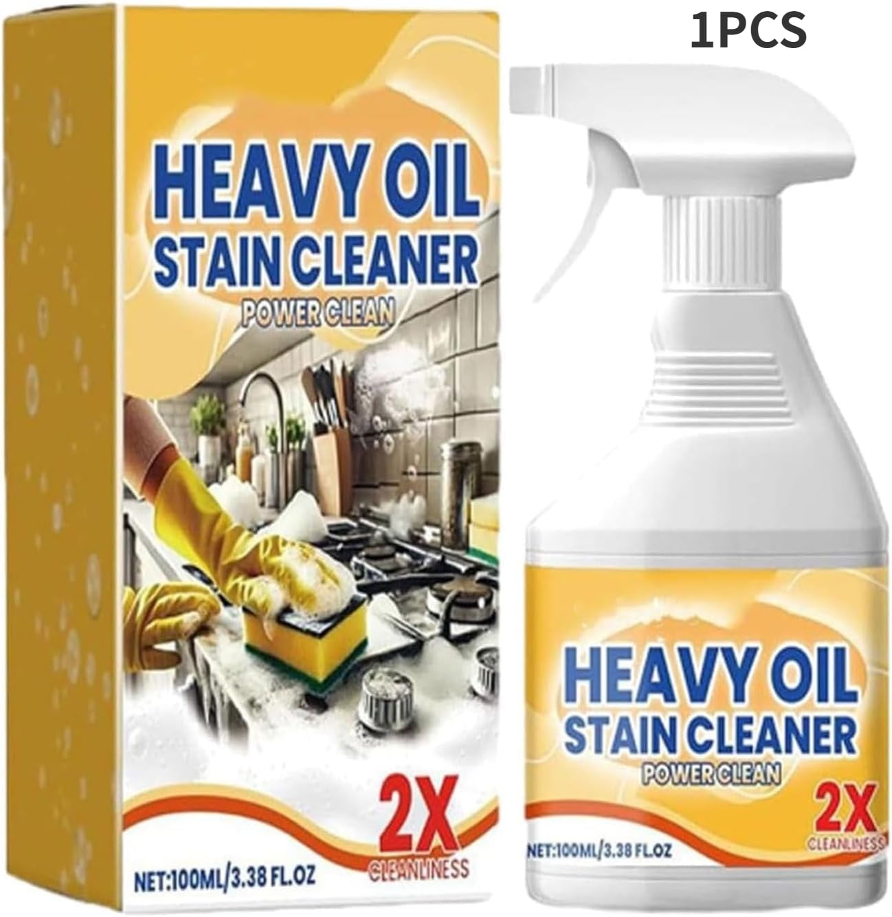 Liapu Heavy Duty Degreaser Cleaner Spray, All Purpose Kitchen Heavy Oil Cleaning Agent, Liapu ...