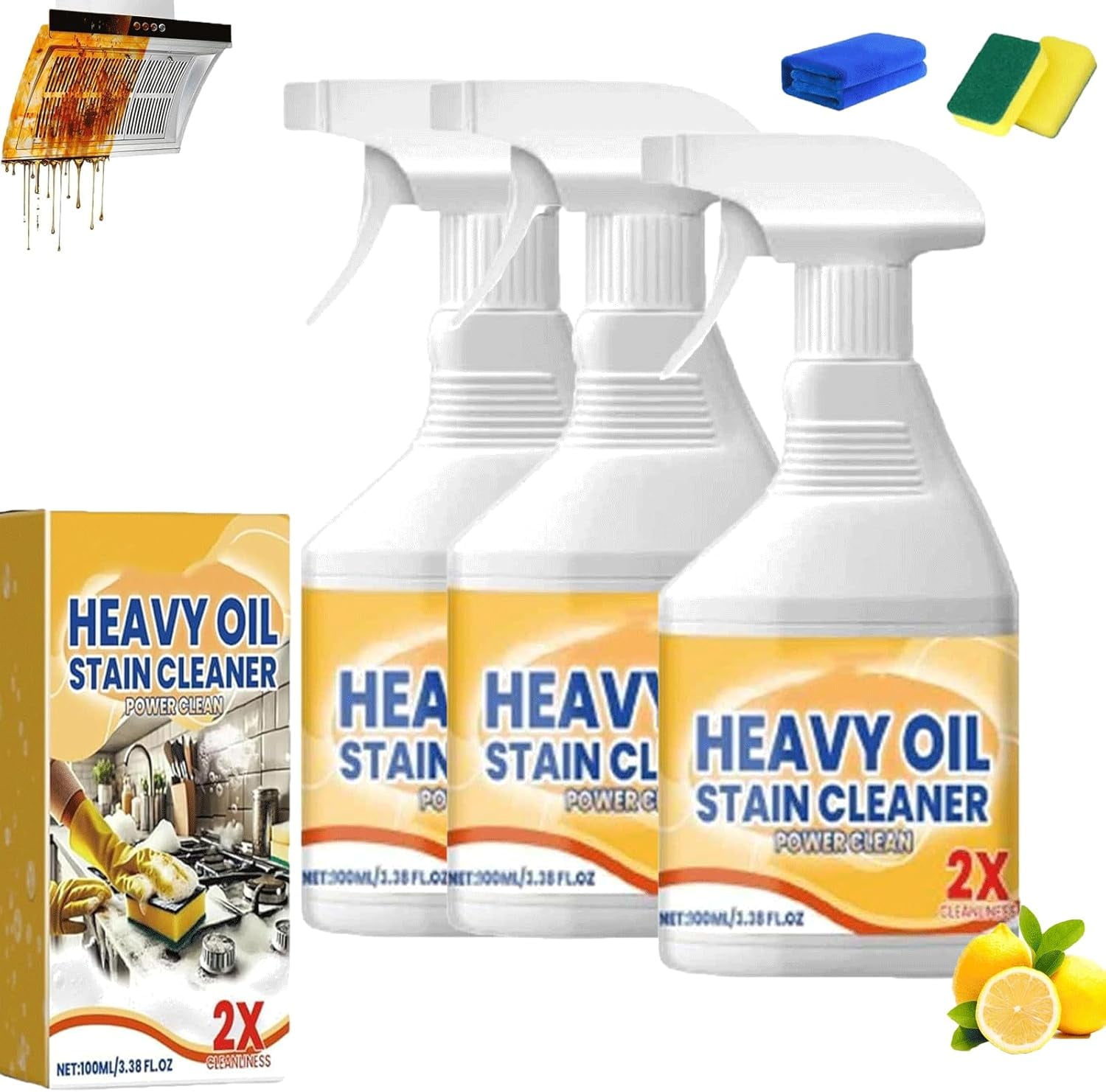 Liapu Kitchen Heavy Oil Cleaner,2025 New All Purpose Kitchen Heavy Oil Cleaning,Liapu Clean Up ...