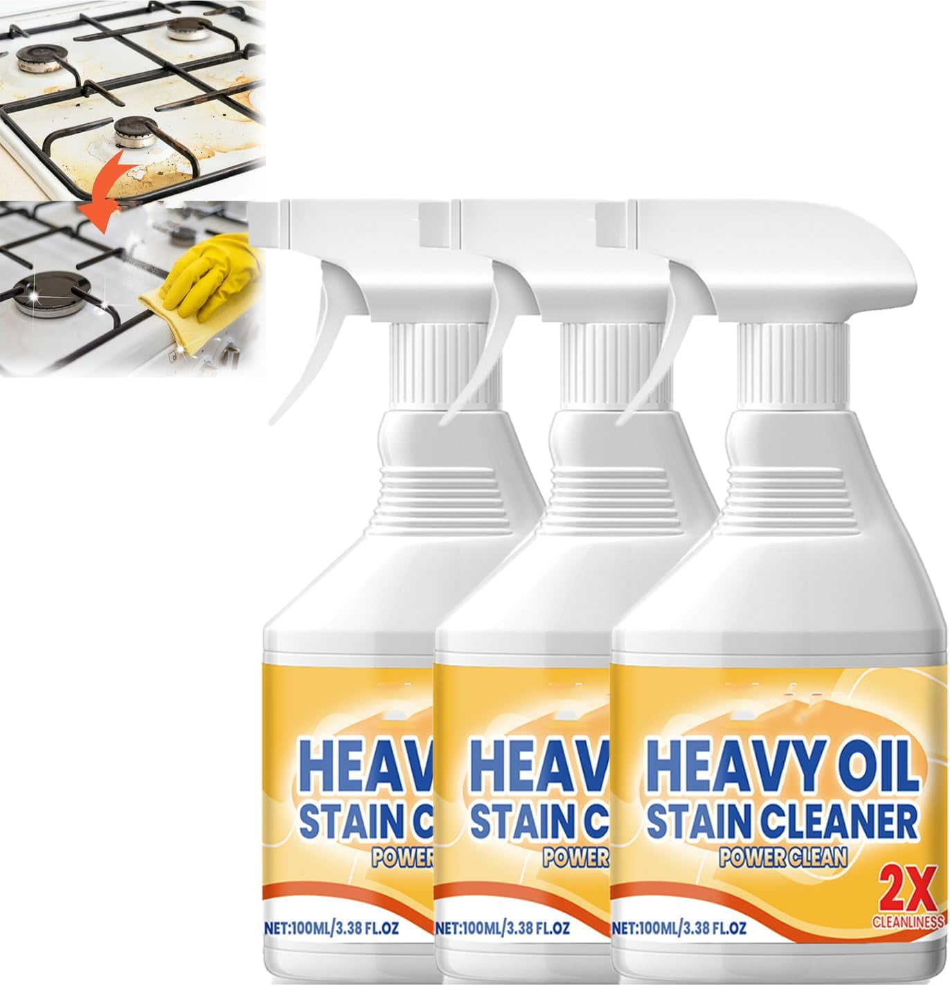 Liapu Kitchen Heavy Oil Cleaner,Degreaser Kitchen,2025 New All Purpose ...