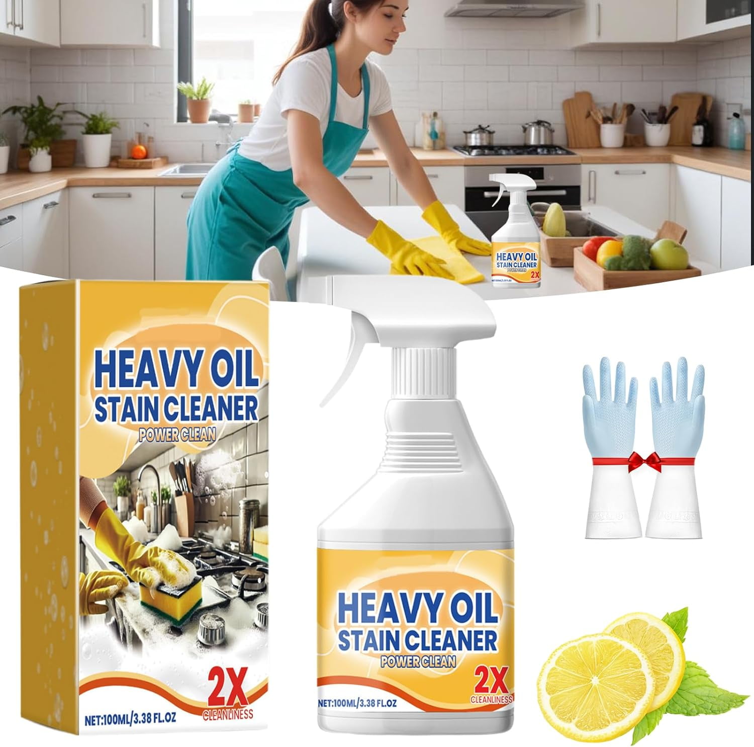 Liapu - Liapu Kitchen Heavy Oil Cleaner, Liapu Heavy Duty Degreaser Cleaner Spray, 1/2/3pcs 2025 ...