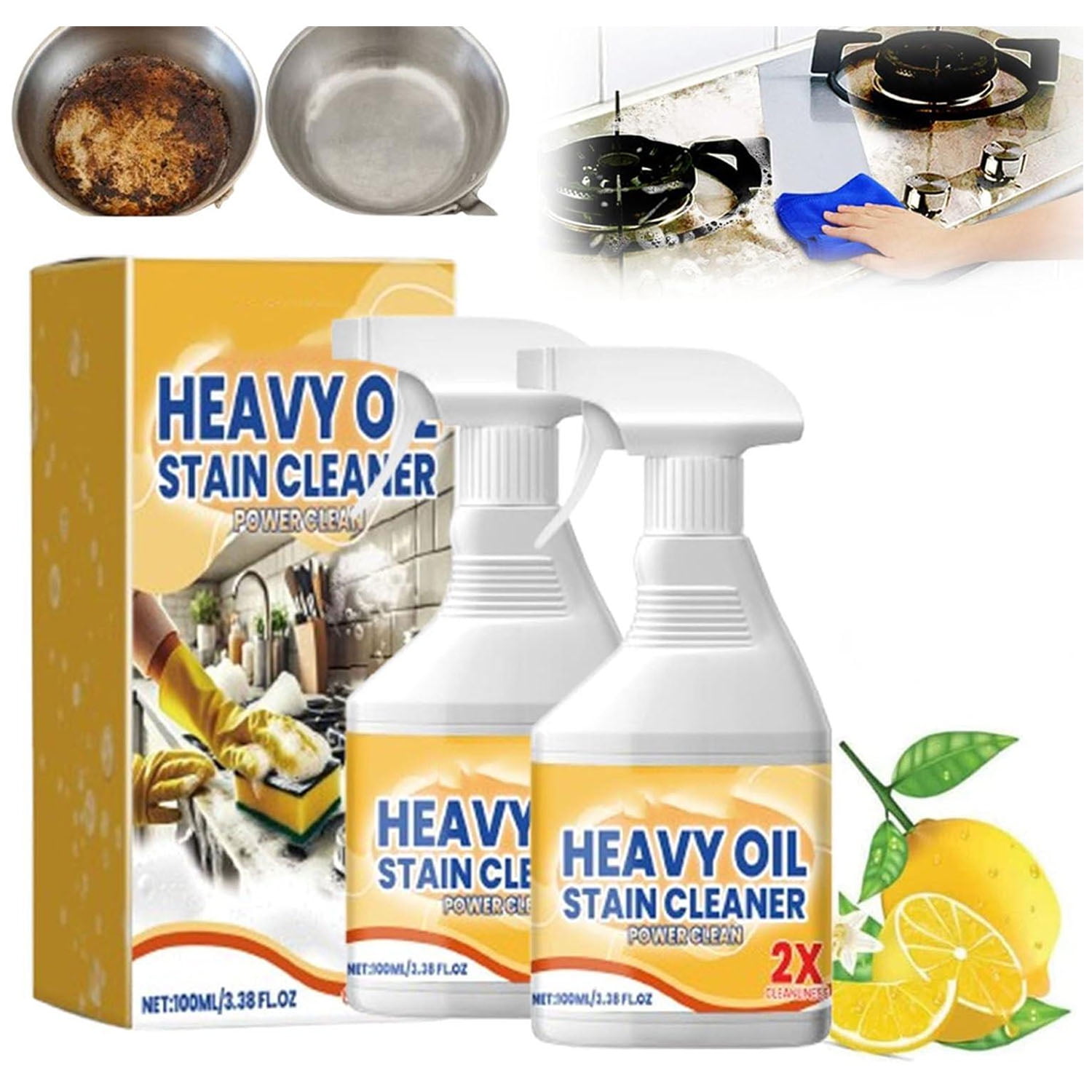 Liapu Kitchen Heavy Oil Cleaner, Liapu Grease Remover, 2025 New All Purpose Kitchen Heavy Oil ...