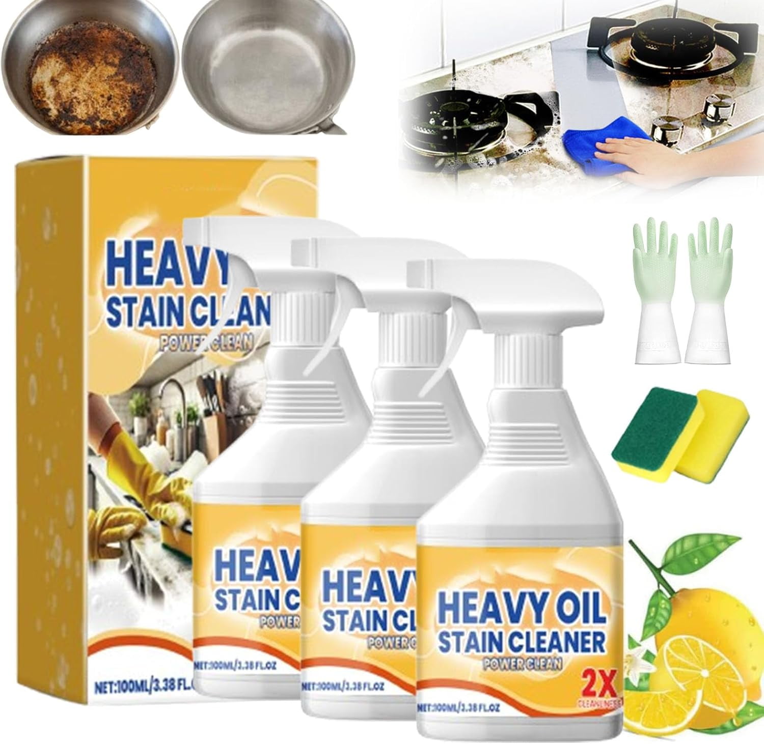 Liapu Kitchen Heavy Oil Cleaner, Liapu Grease Remover, 2025 New All ...
