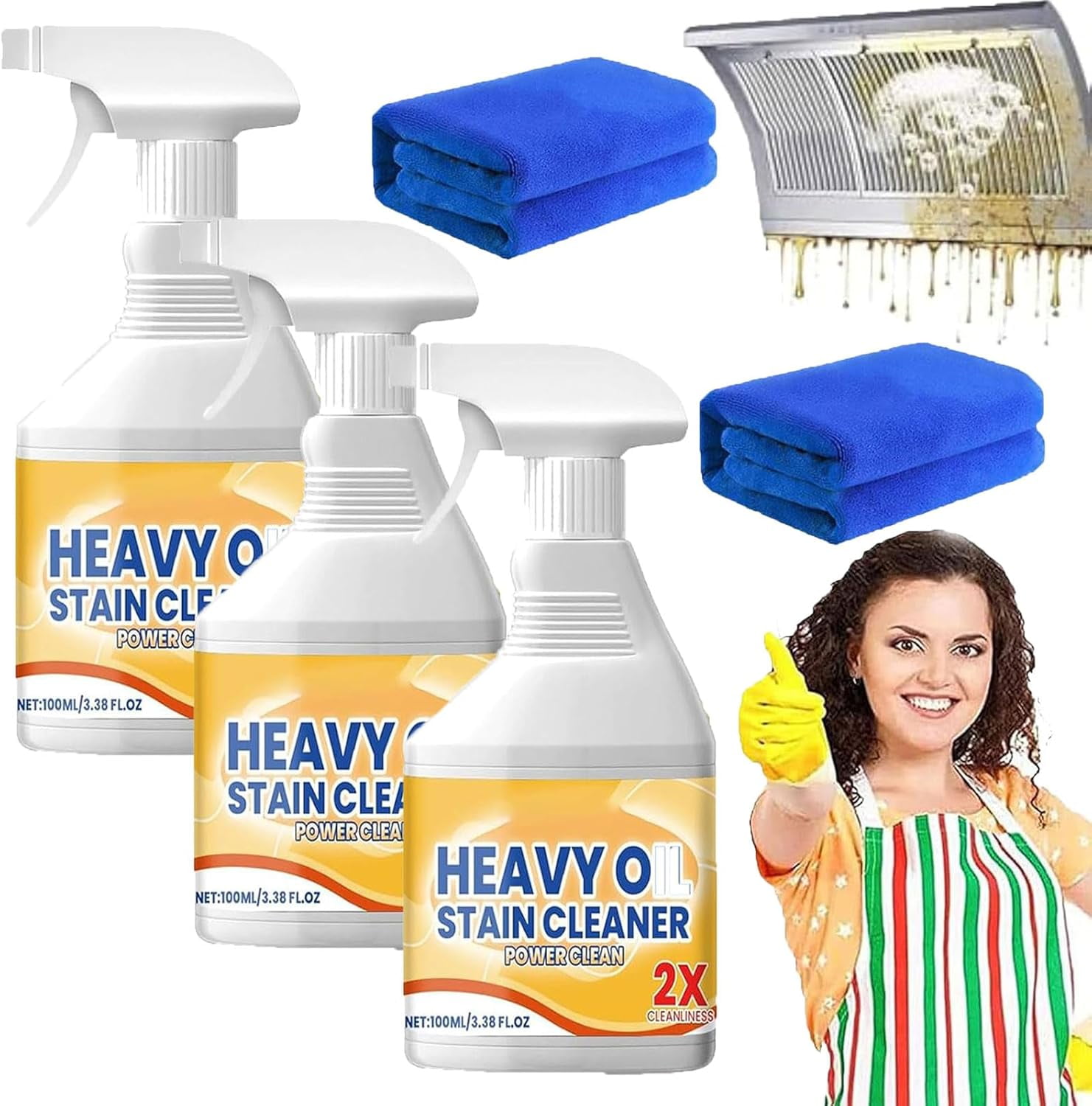 Liapu Kitchen Heavy Oil Cleaner, Liapu Heavy Duty Degreaser Cleaner ...