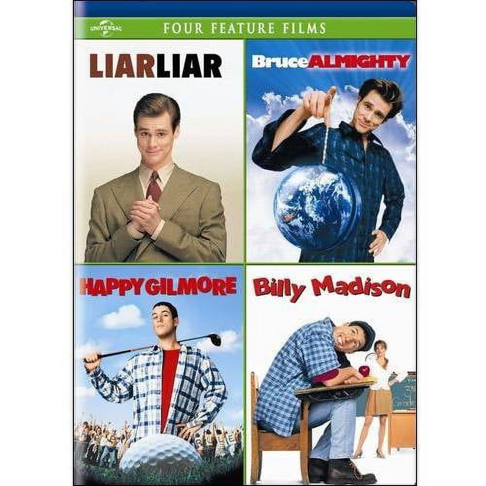 Liar Liar / Bruce Almighty / Happy Gilmore / Billy Madison (DVD ...