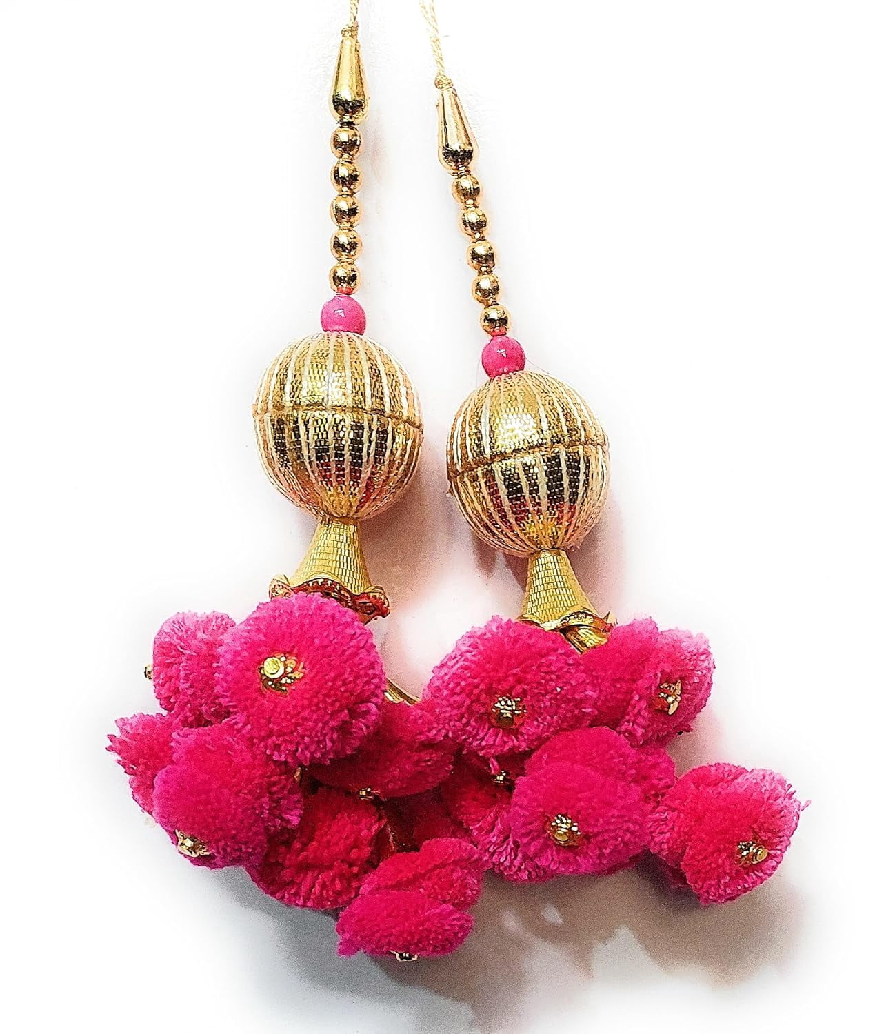 Libas Fashion Latkan Pompom Handmade Work Hanging Tassels Craft Sewing ...