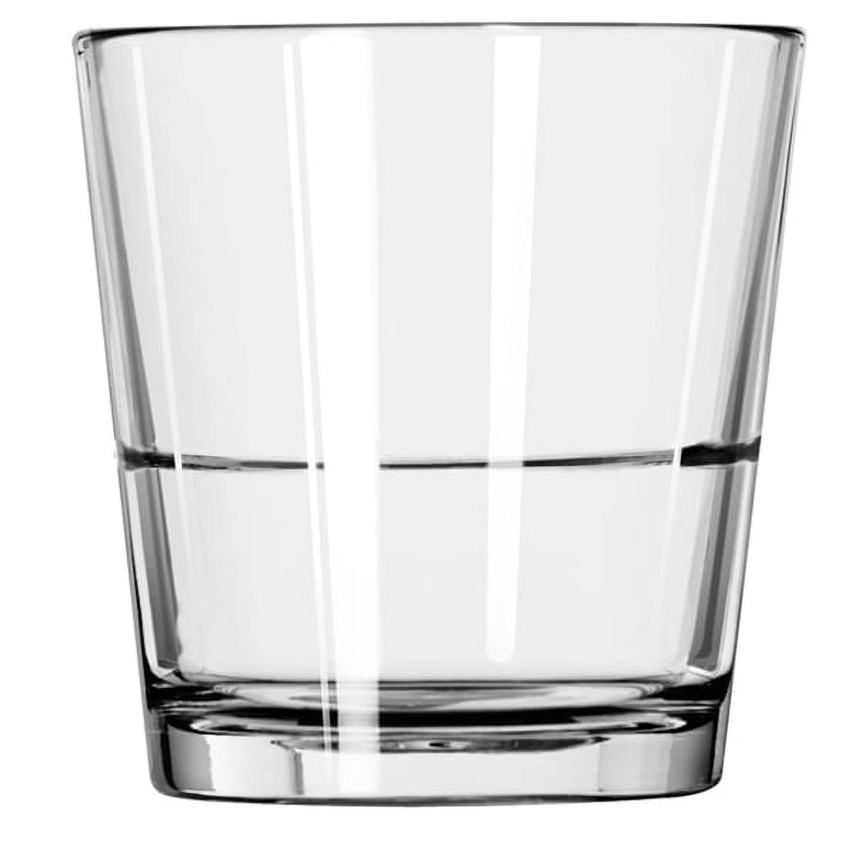 Libbey 15769 Restaurant Basics 12 Ounce Stacking DOF Glass - 24 / CS - Walmart.com