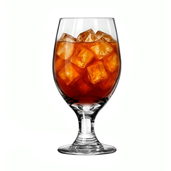 Libbey Perception 14-ounce Stemmed Drinking Goblet Glasses, Set of 12 ...