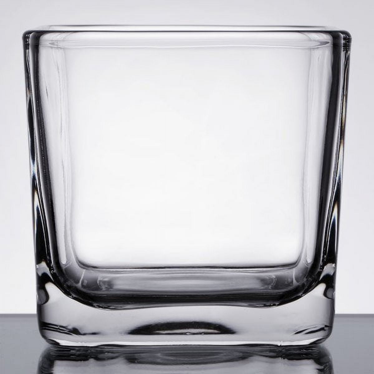 Libbey 5475 14 oz. Cube Votive Holder / Condiment Jar - 12/Case - Walmart.com