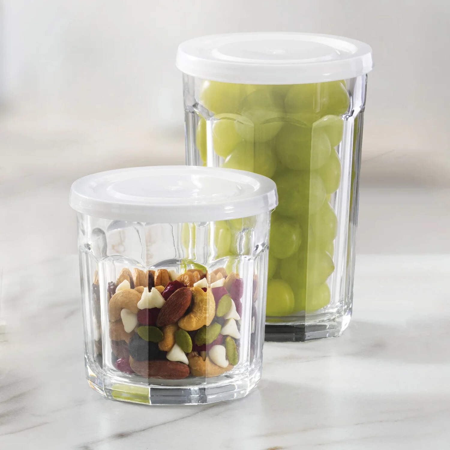 Libbey Atria 16pc Glassware Set with Lids - Walmart.com