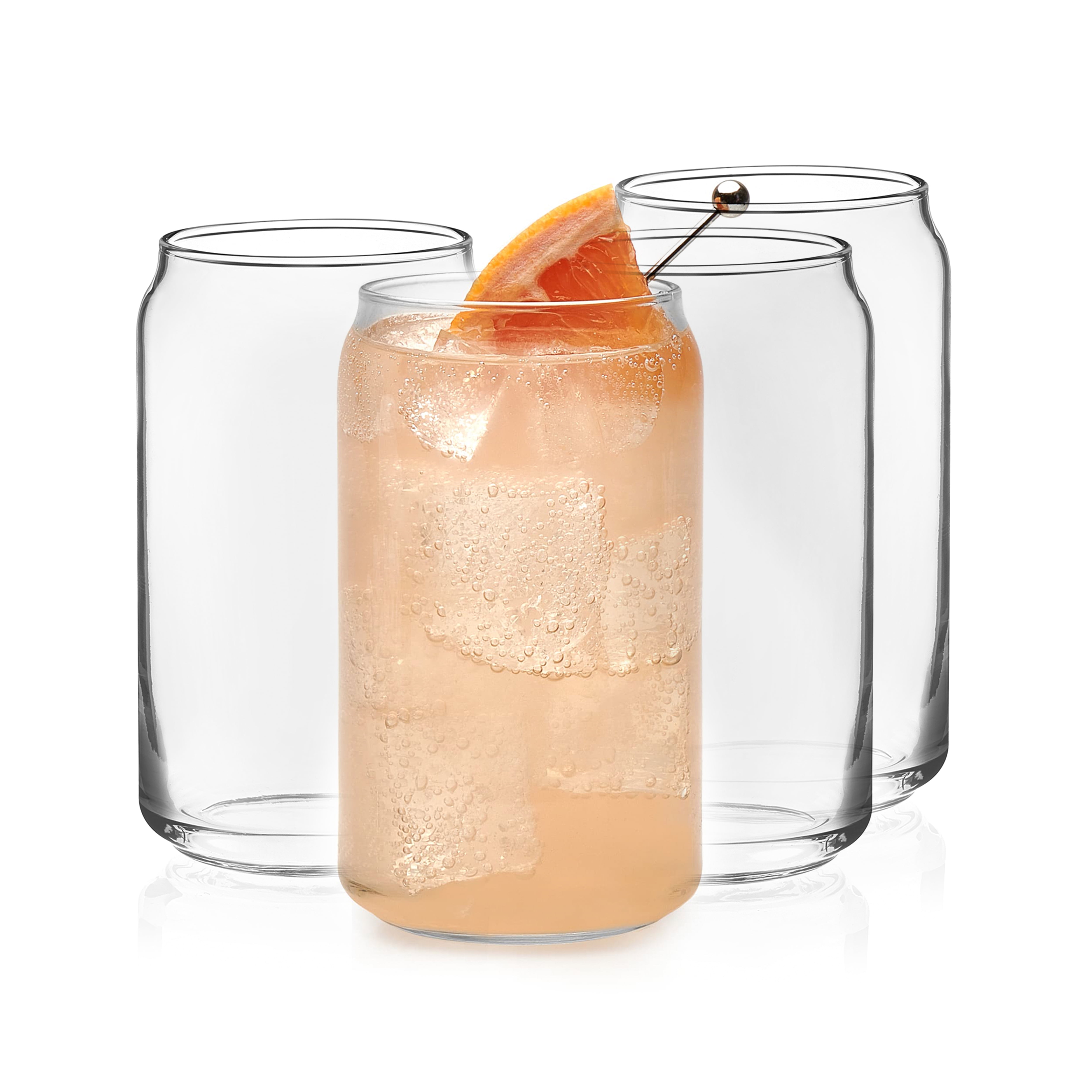 Libbey Classic 16-Ounce Tumbler Glasses Set of 4, Clear Kitchen ...